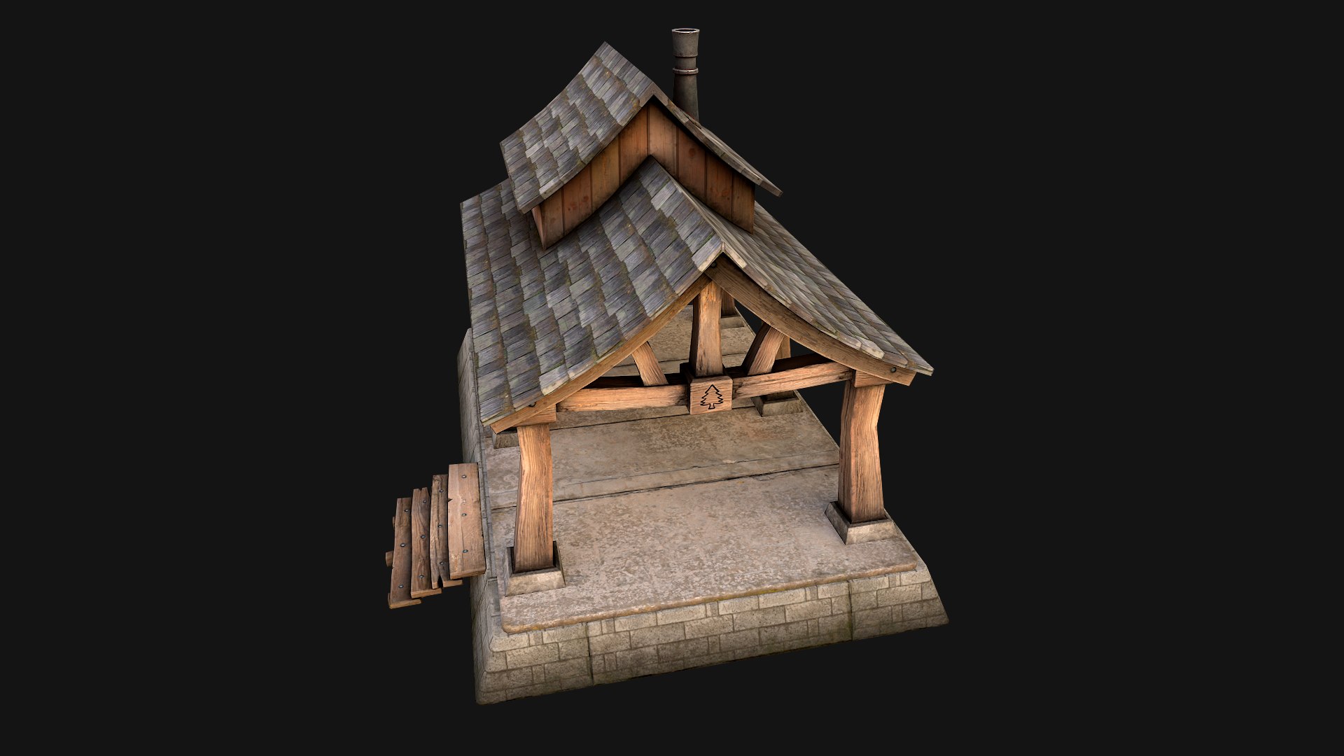 Medieval Storage 3D model - TurboSquid 1876061