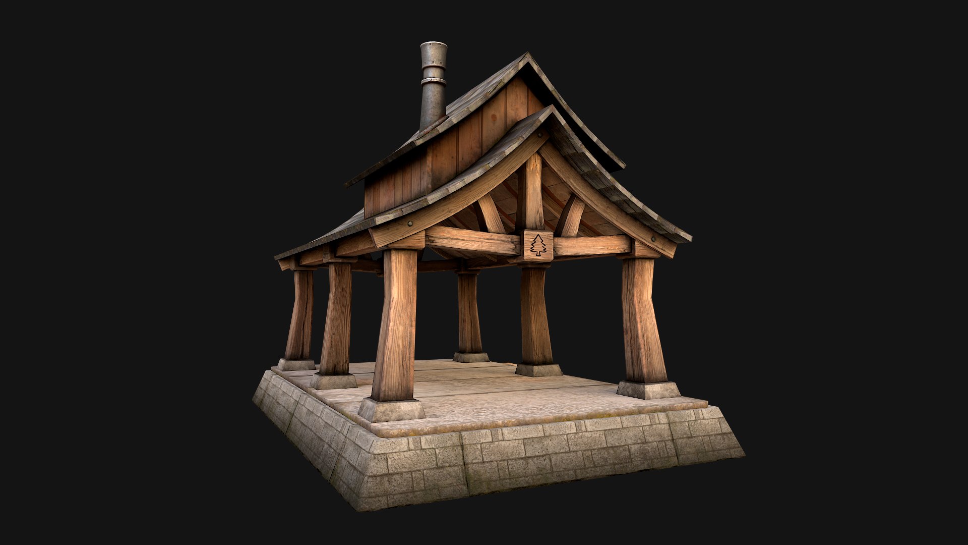Medieval Storage 3D model - TurboSquid 1876061