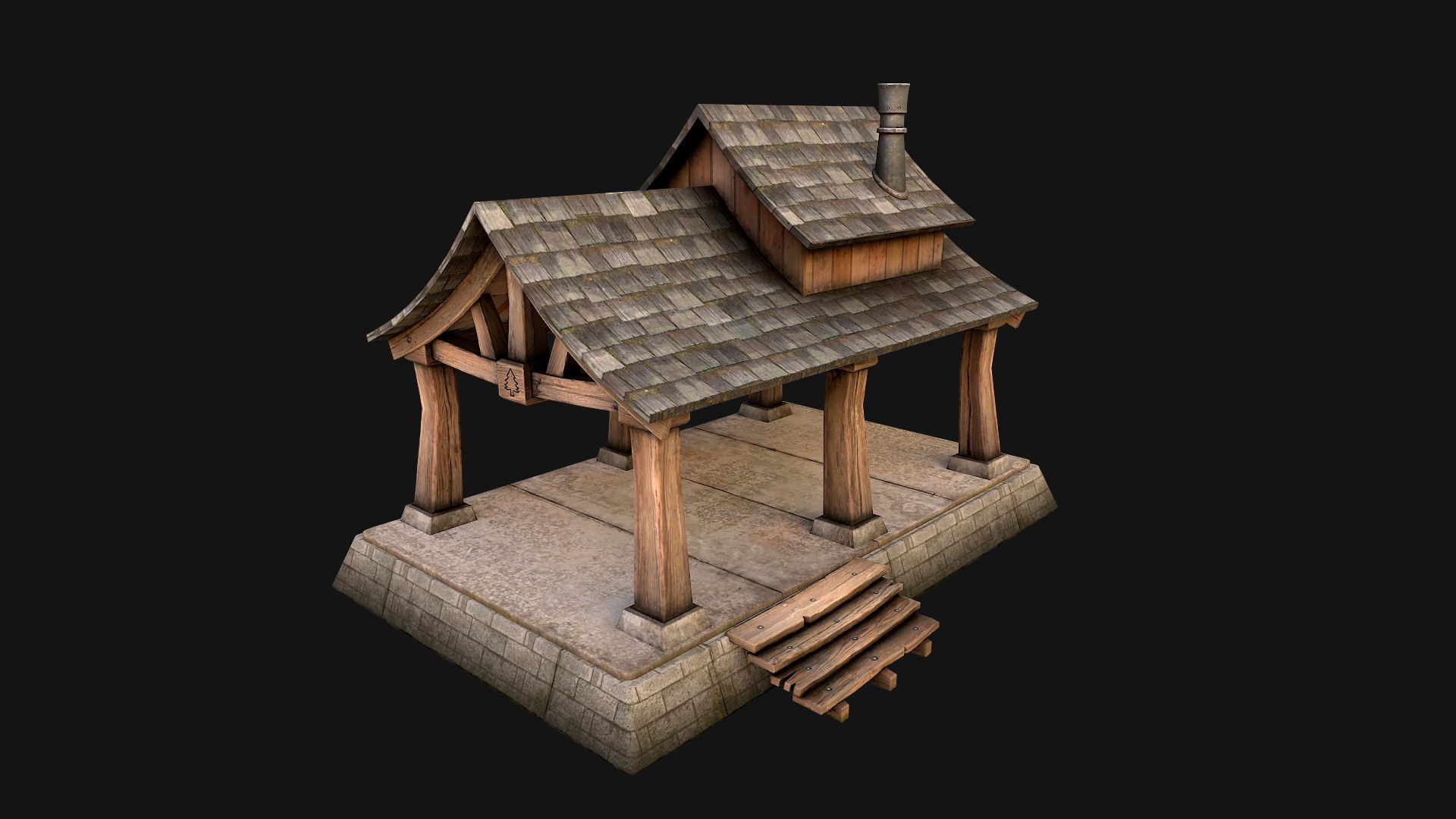 Medieval Storage 3D model - TurboSquid 1876061