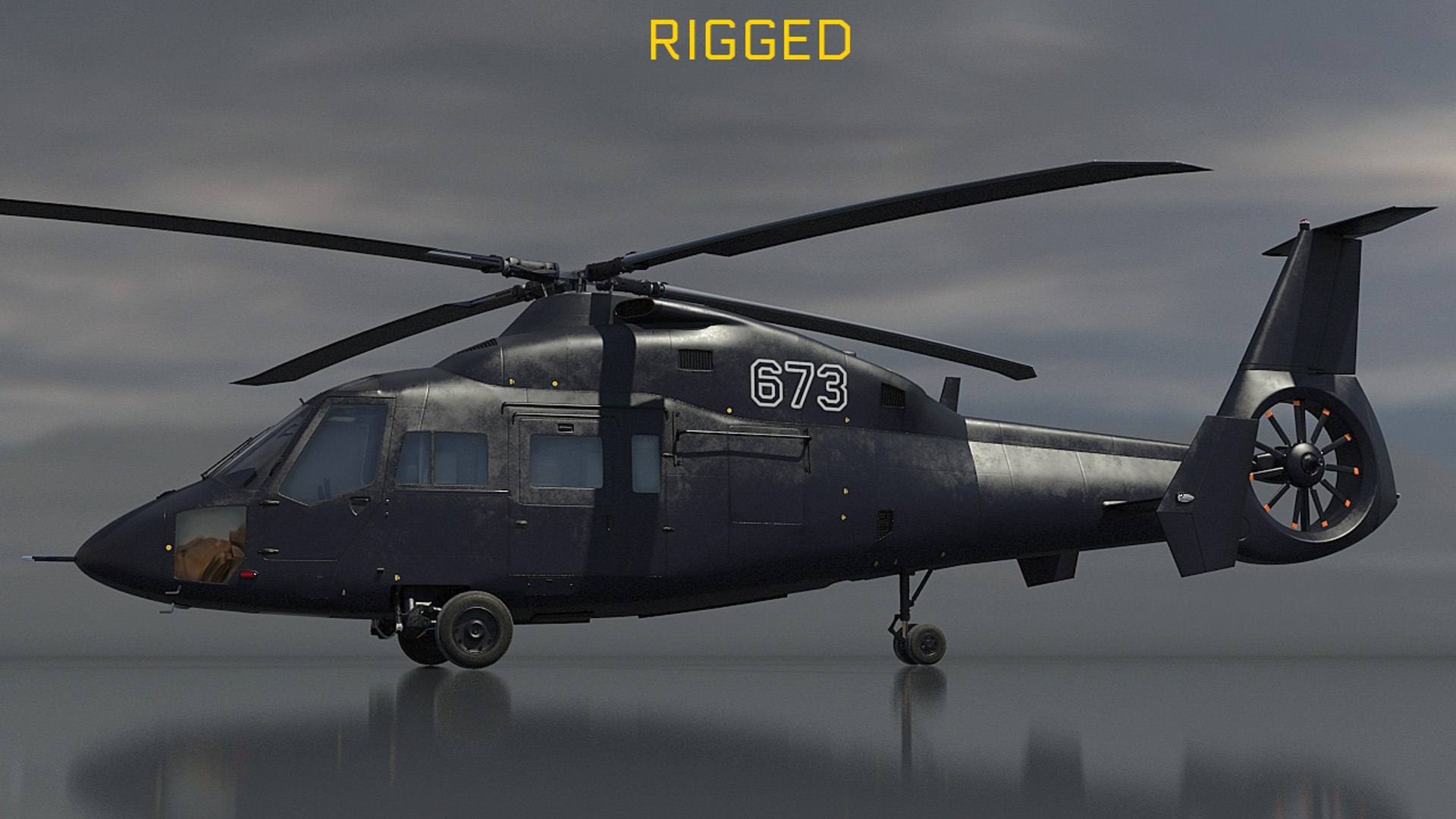 Helicóptero Ka-60 Kasatka RIGGED Modelo 3D - TurboSquid 1290657