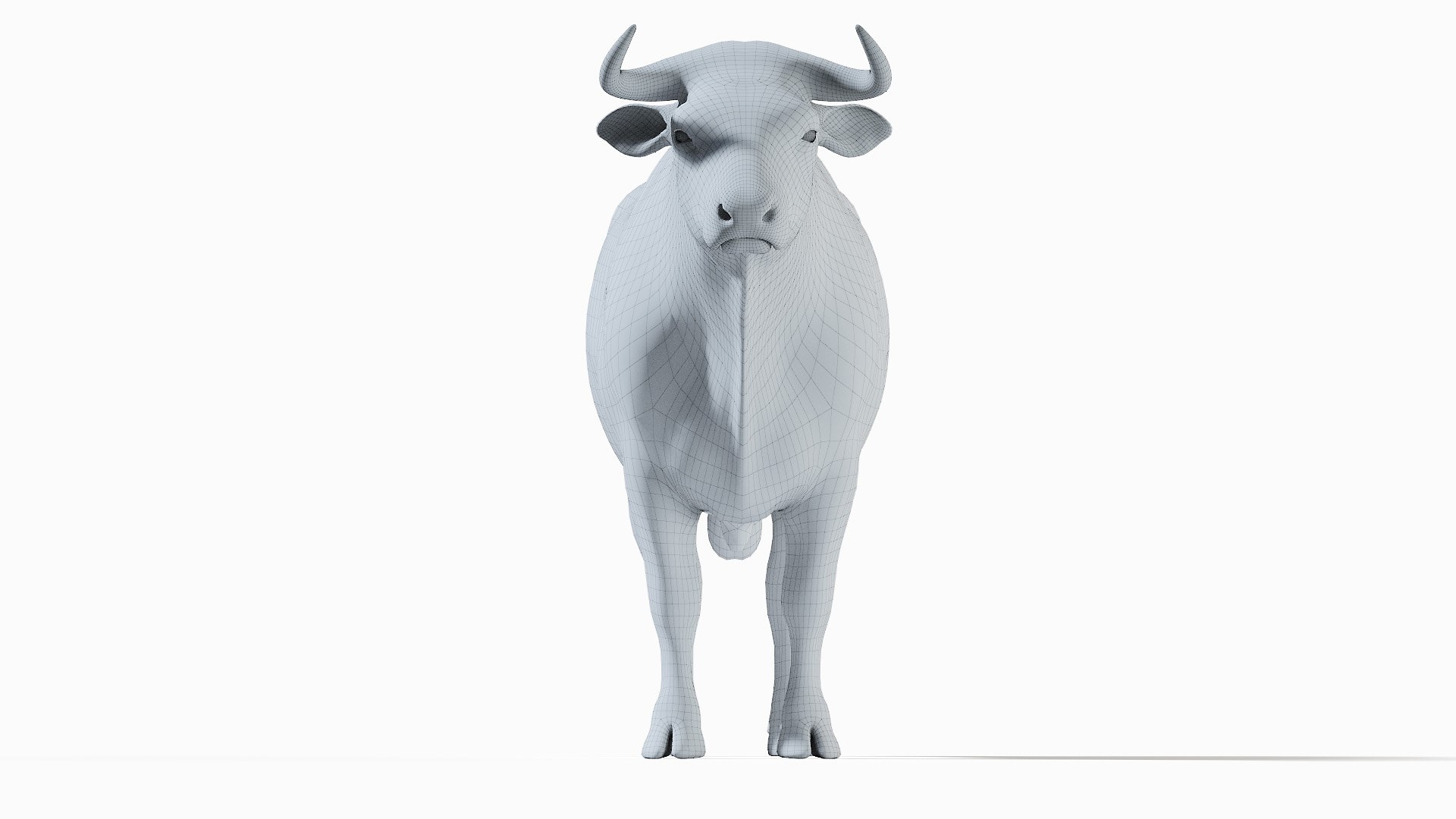 3D Bull Body Static Model - TurboSquid 1712211