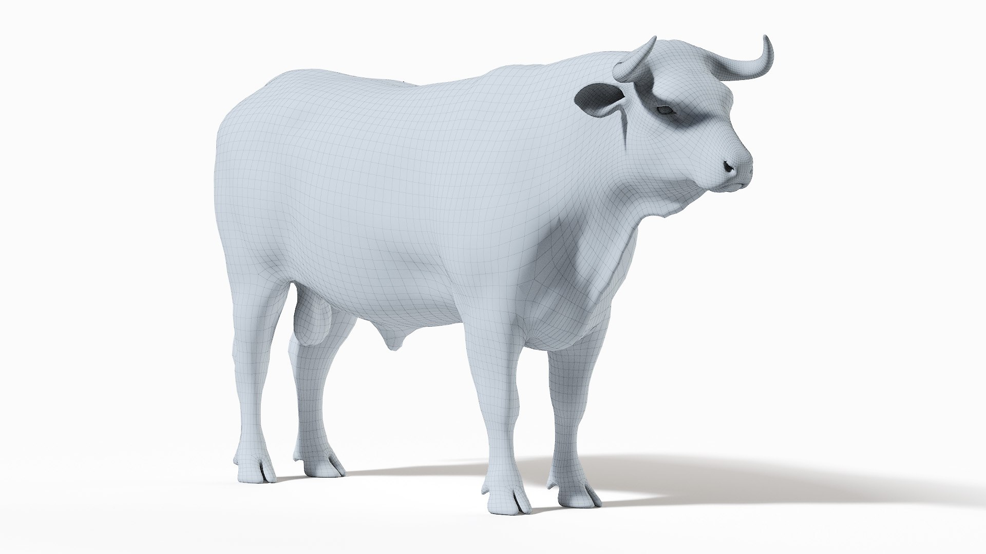 3D Bull Body Static Model - TurboSquid 1712211
