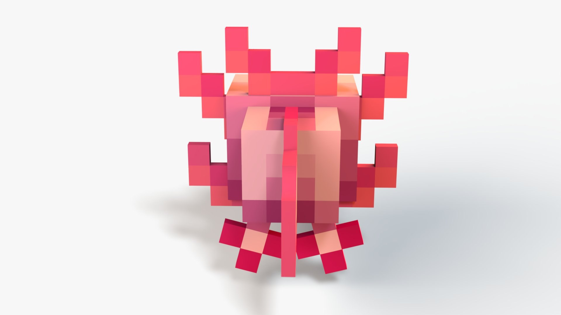 Minecraft Baby Axolotl 3D - TurboSquid 2515799