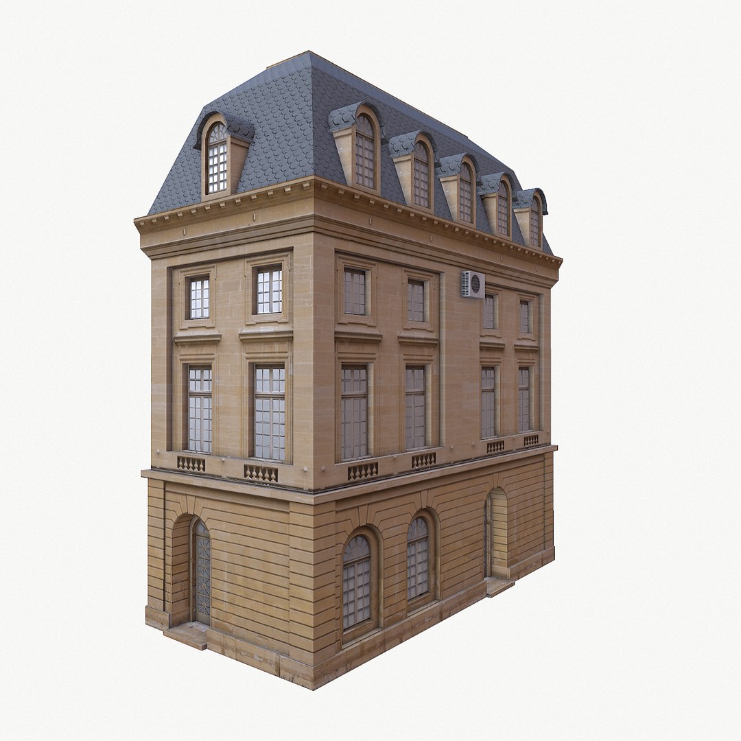 Classical Building 3D - TurboSquid 1337422