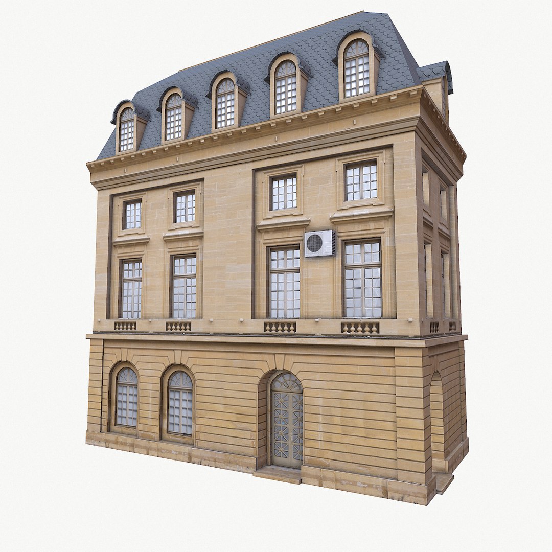Classical Building 3D - TurboSquid 1337422