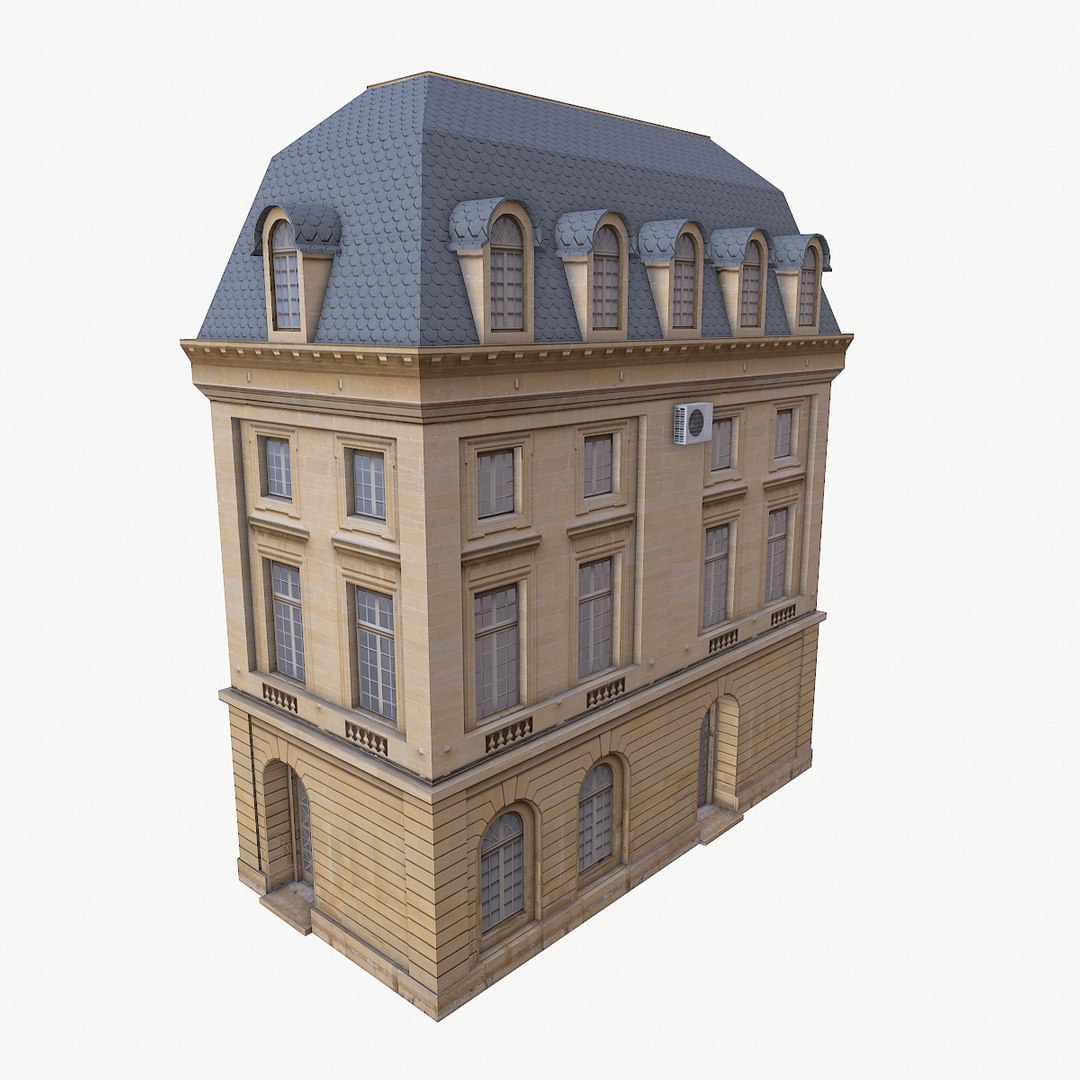 Classical Building 3D - TurboSquid 1337422