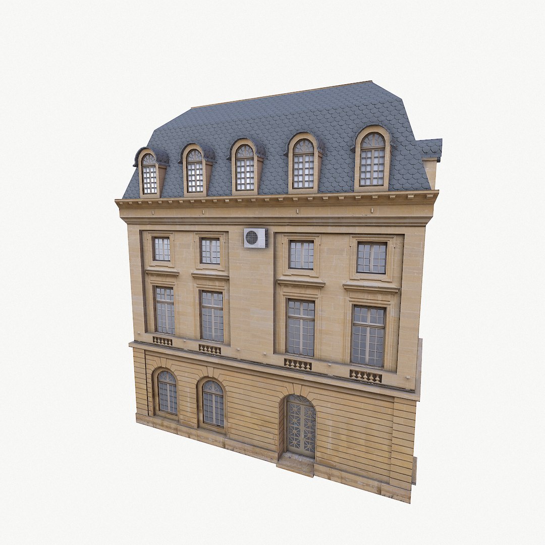 Classical Building 3D - TurboSquid 1337422