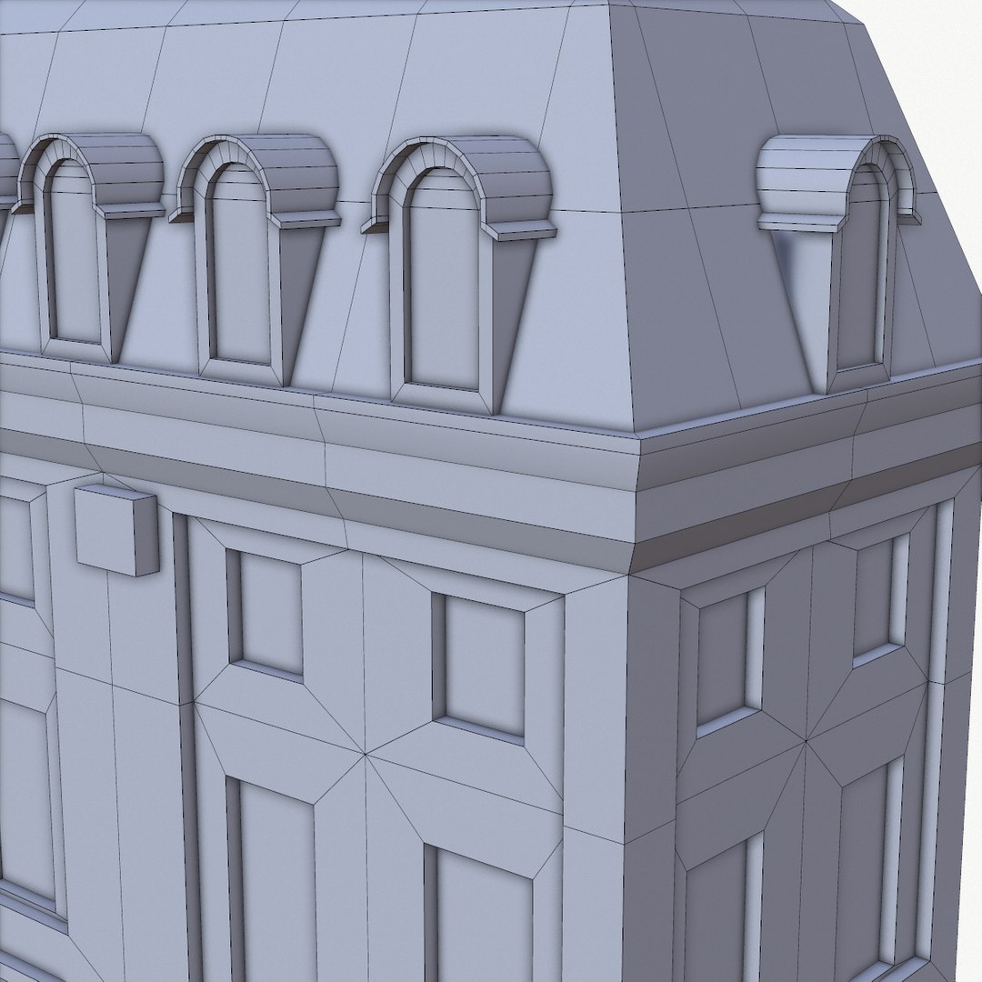 Classical Building 3D - TurboSquid 1337422