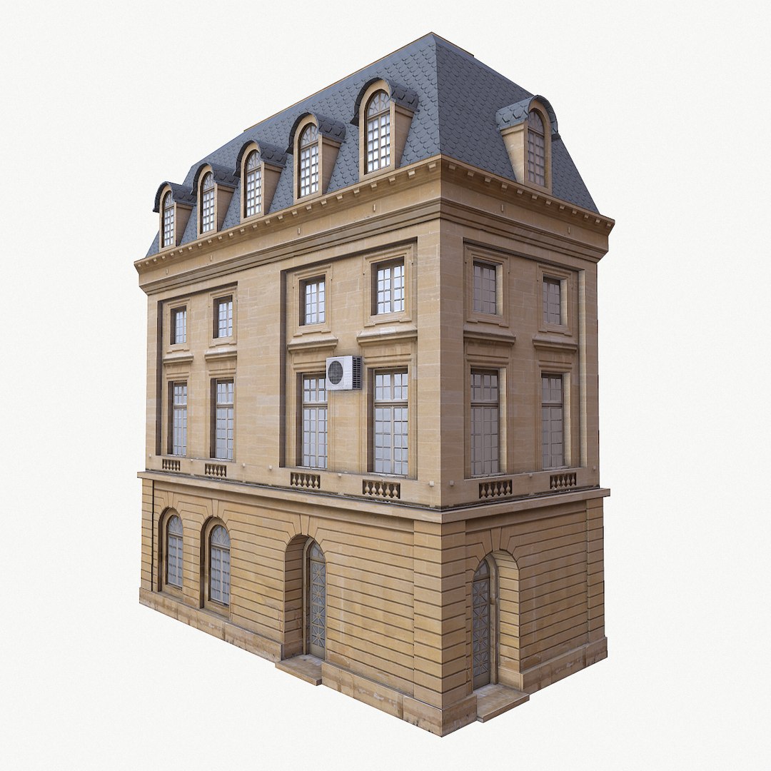 Classical Building 3D - TurboSquid 1337422