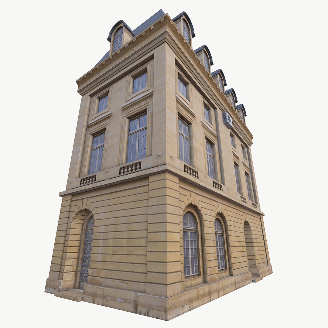 Classical Building 3D - TurboSquid 1337422