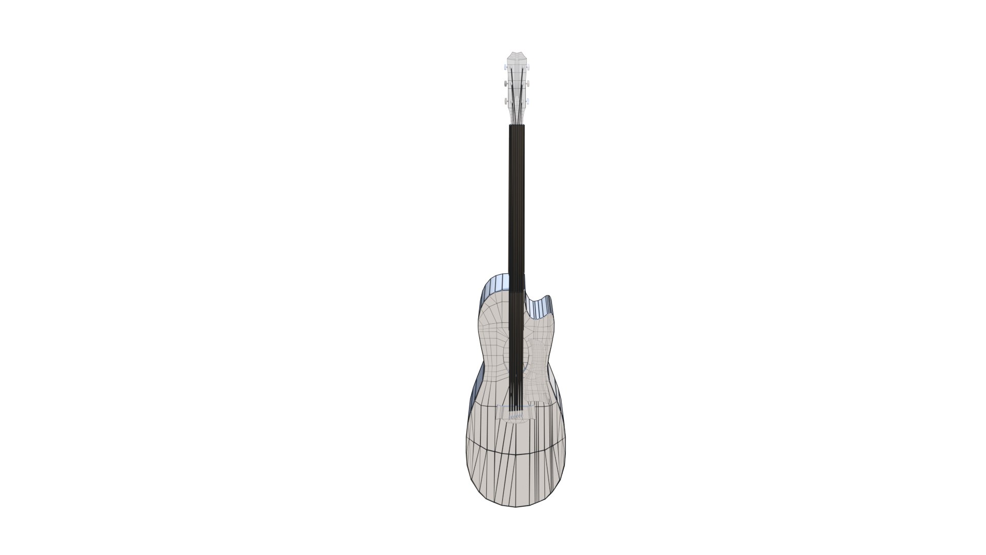 Low Poly Acoustic Guitar 3D Model 3D Model - TurboSquid 2298063