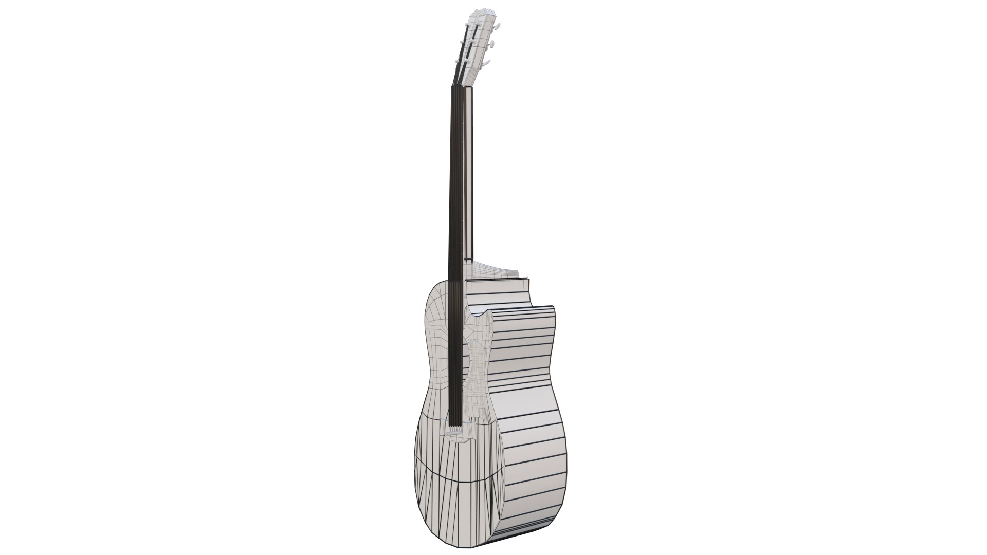 Low Poly Acoustic Guitar 3D Model 3D Model - TurboSquid 2298063