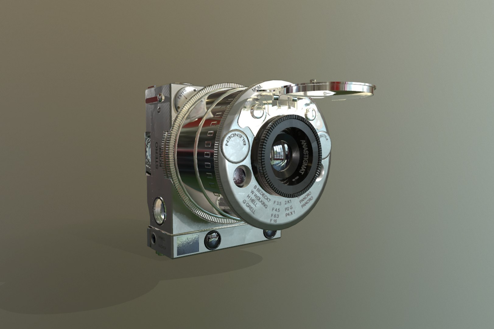 Compass Cameras 3D Model - TurboSquid 1234425