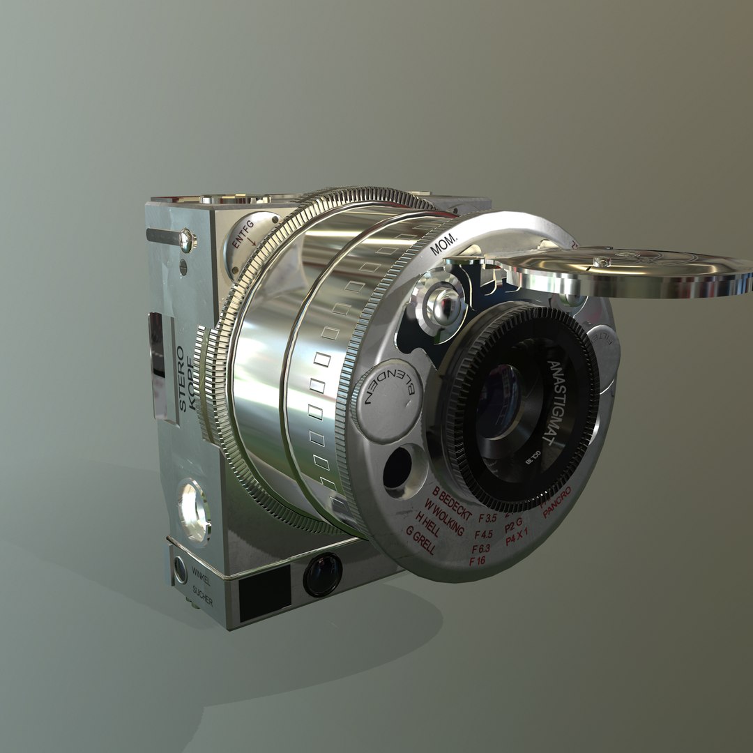 Compass Cameras 3D Model - TurboSquid 1234425