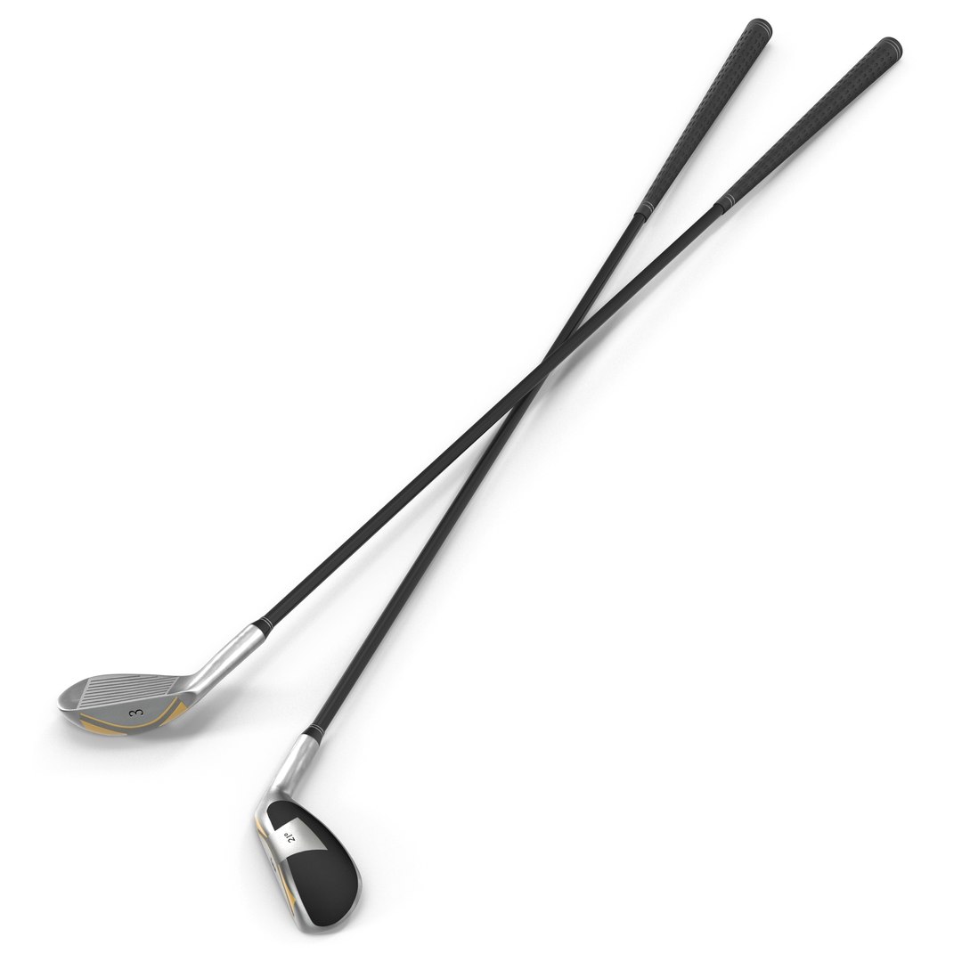 3d model 3 golf club generic