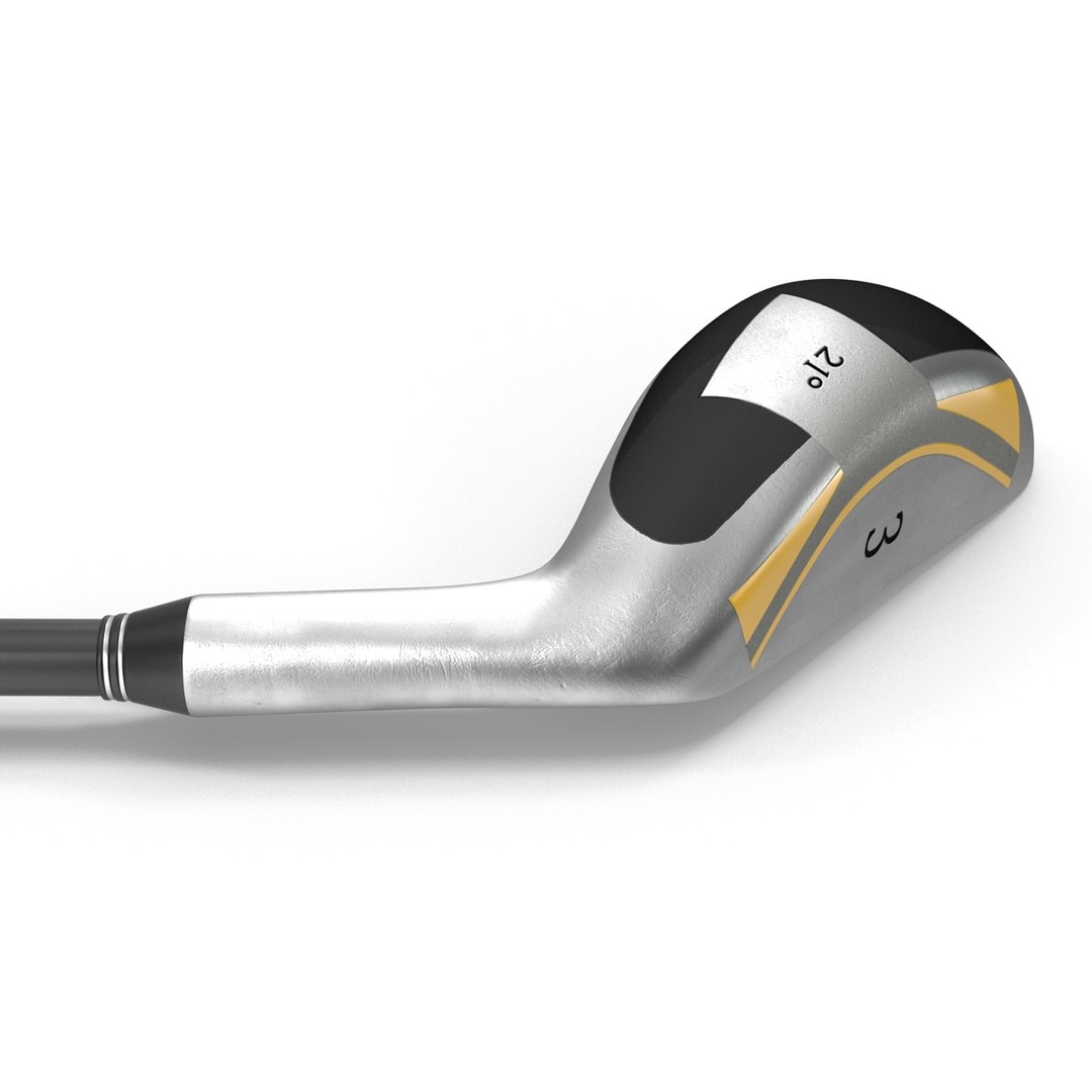 3d model 3 golf club generic