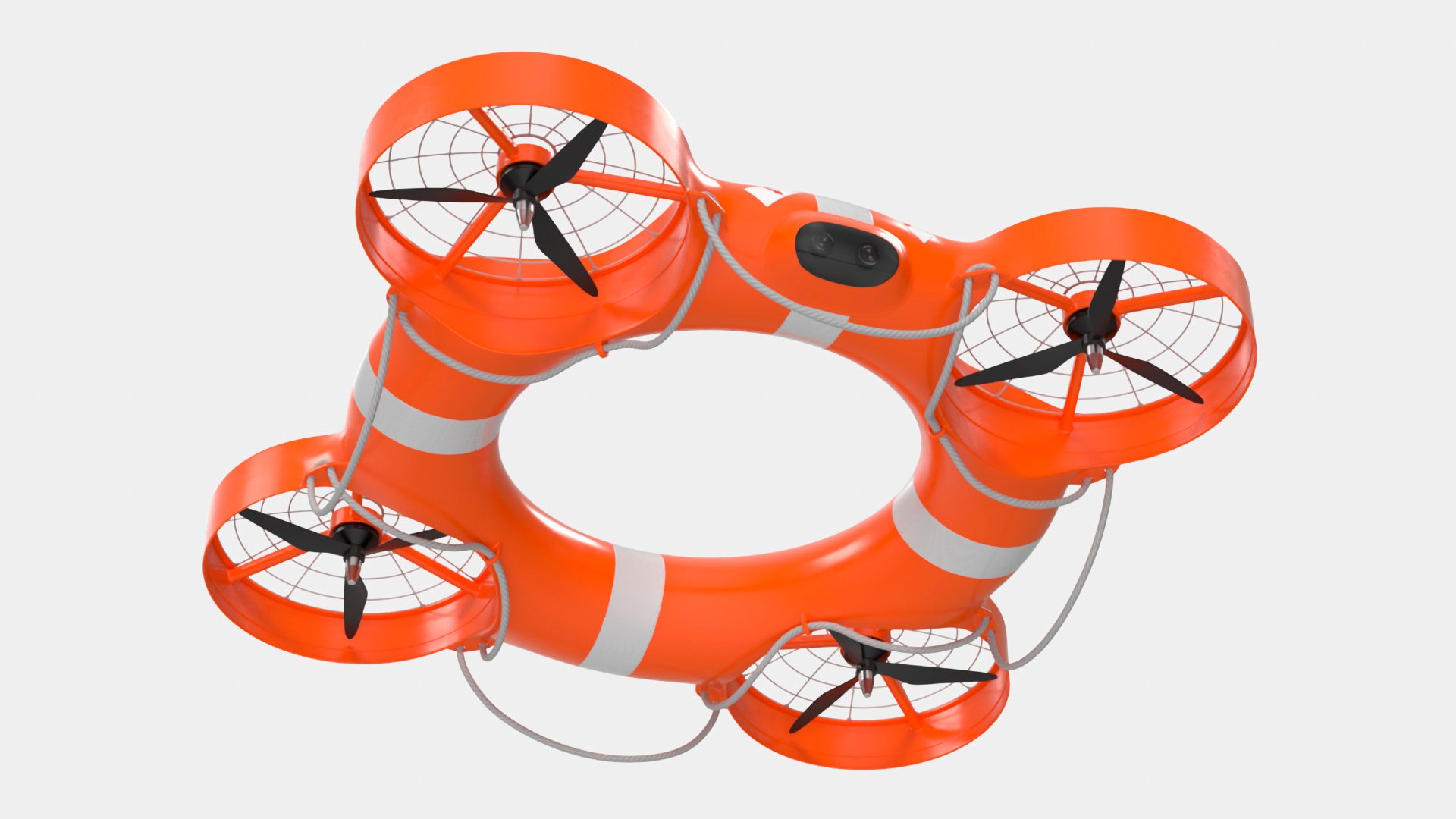 Water Rescue Drone Orange 3D Model - TurboSquid 2247269