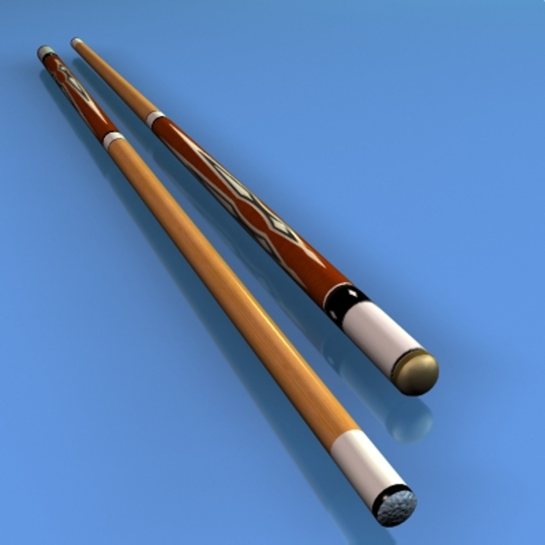 Pool Cue 3d Model