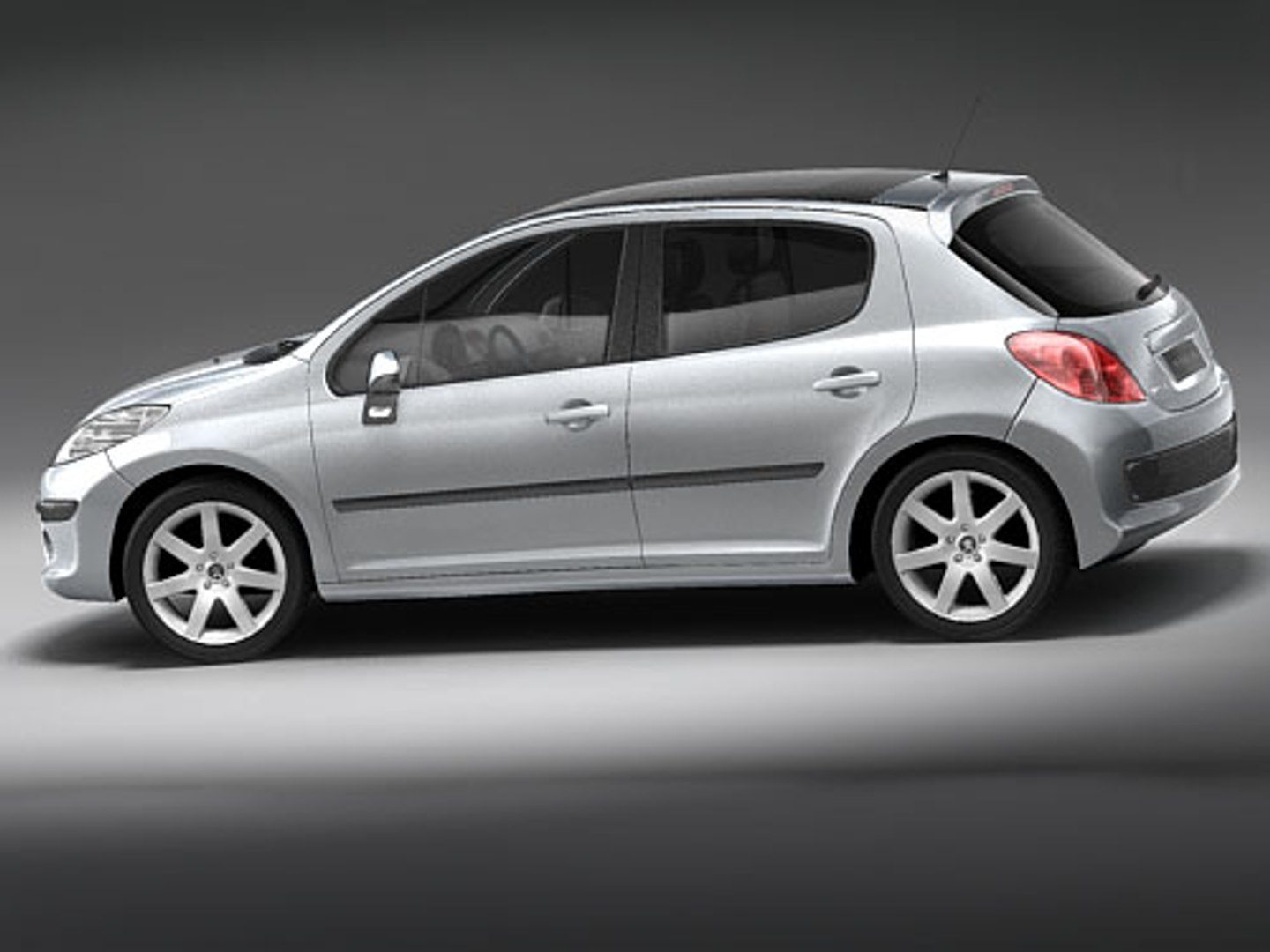 3dsmax peugeot 207 5 door