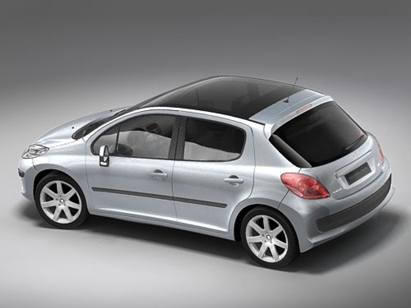 3dsmax peugeot 207 5 door