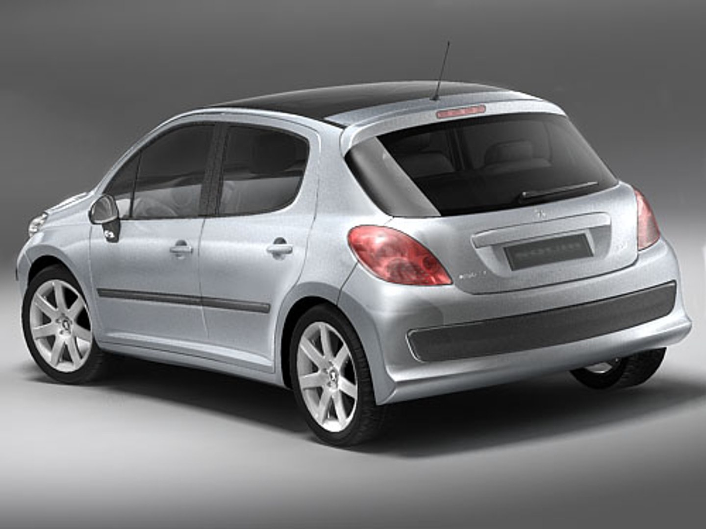 3dsmax peugeot 207 5 door