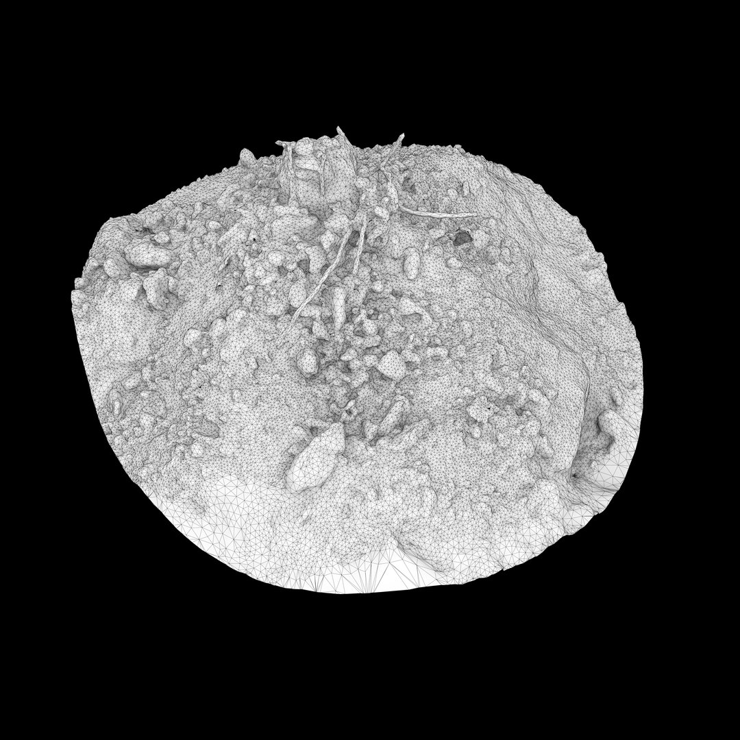 Gravel Concrete 03 - 3D Photogrammetry Model Scan Of Pile Of Concrete ...
