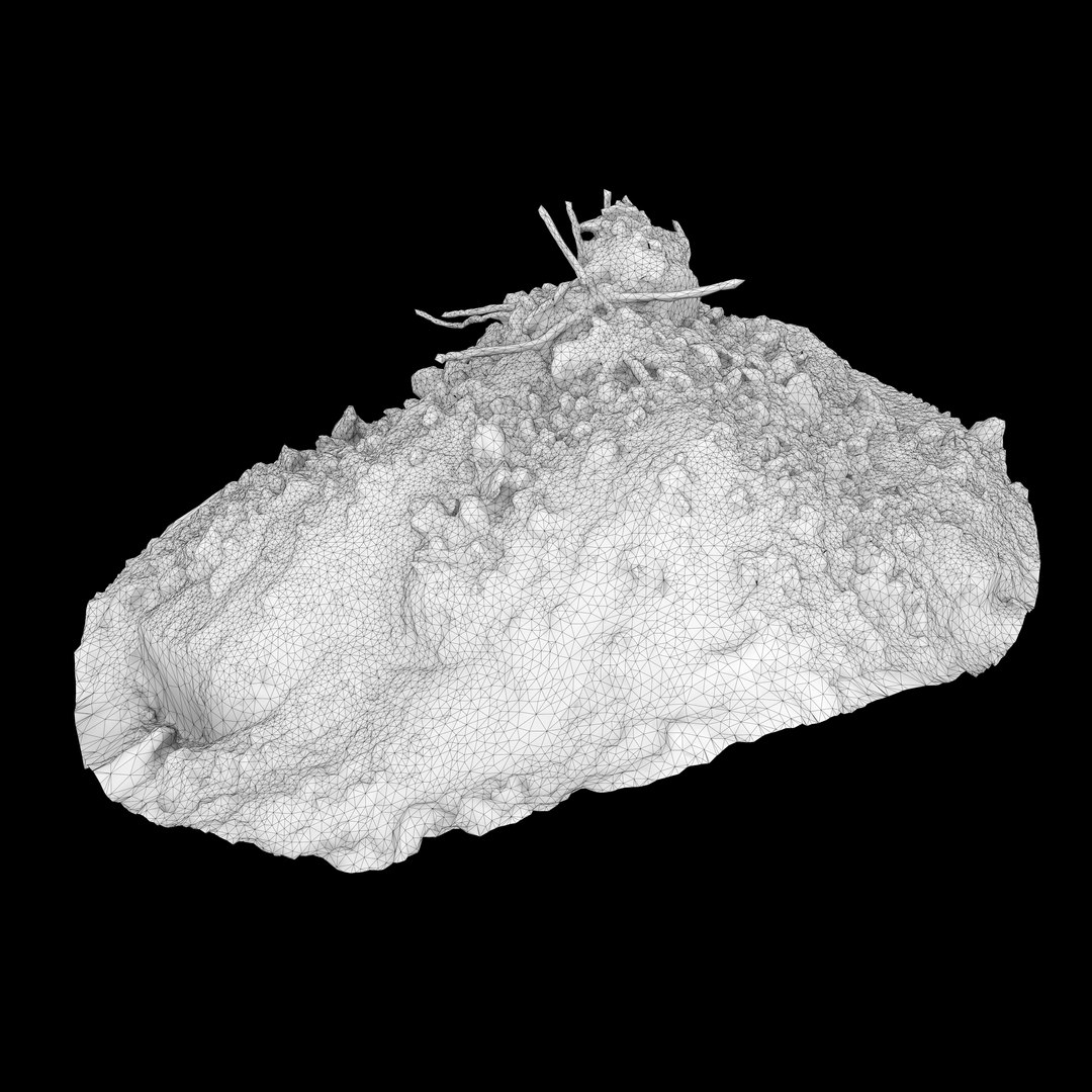 Gravel Concrete 03 - 3D Photogrammetry Model Scan Of Pile Of Concrete ...