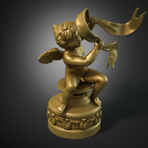 Cupid cherub model - TurboSquid 1510254