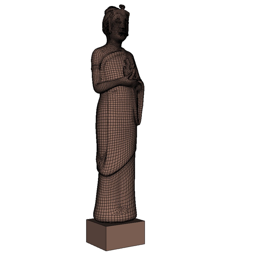 Maya Female Sculpture