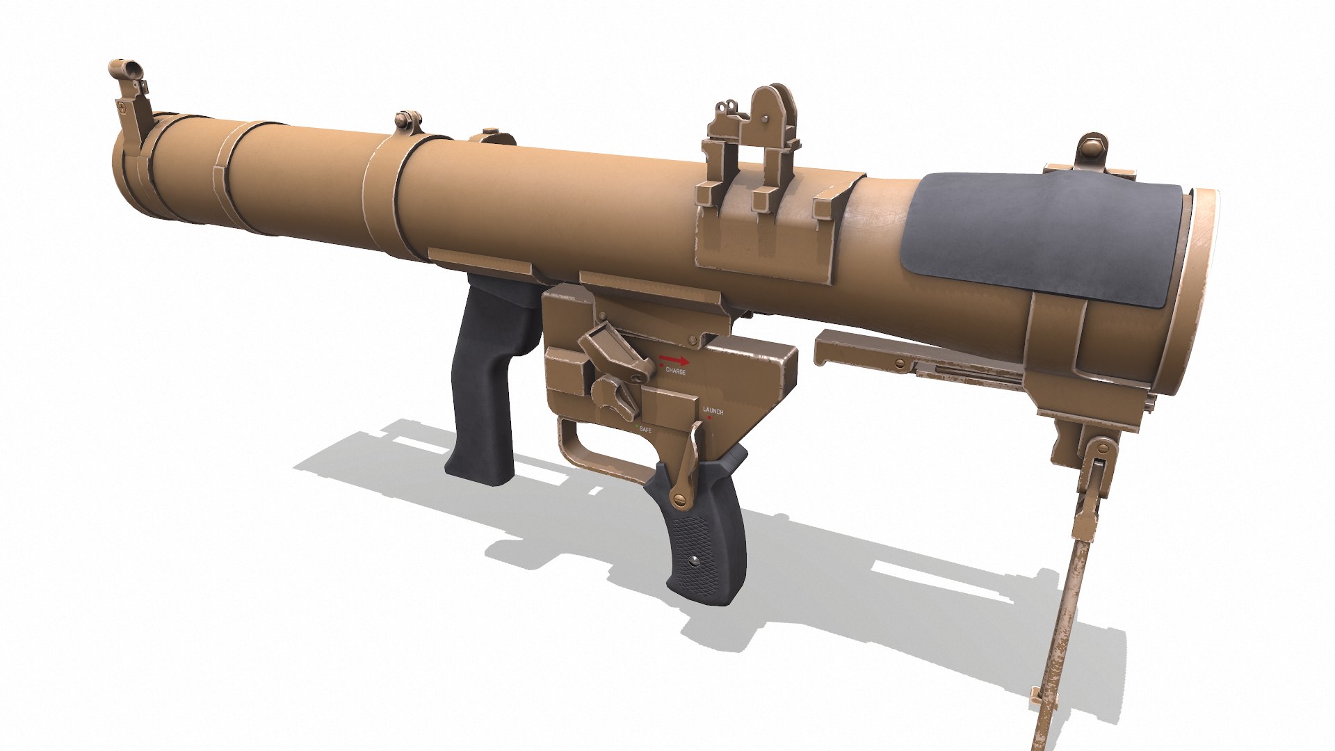 MK 153 SMAW Rocket Launcher 3D Model - TurboSquid 2130481