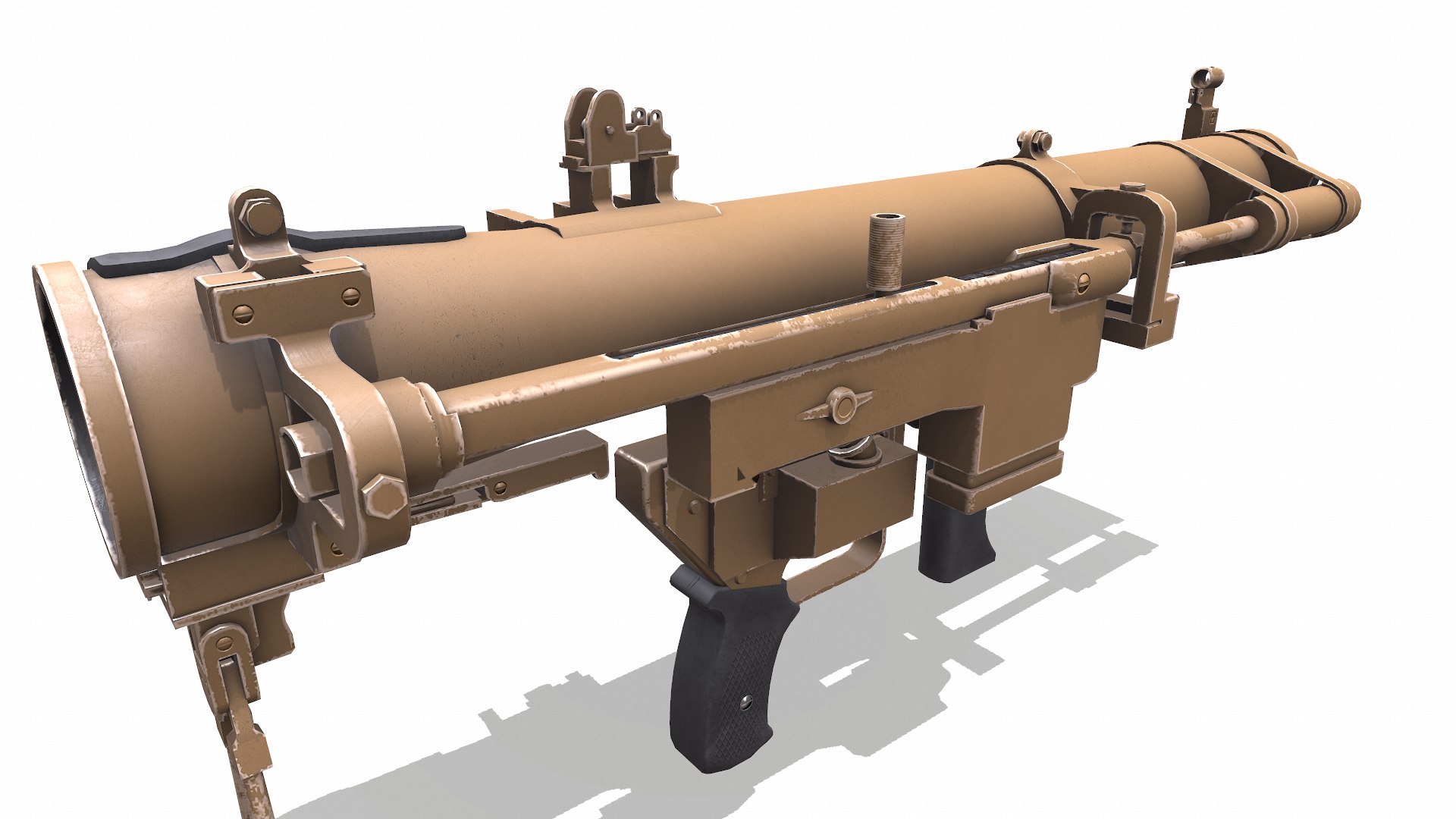 MK 153 SMAW Rocket Launcher 3D Model - TurboSquid 2130481