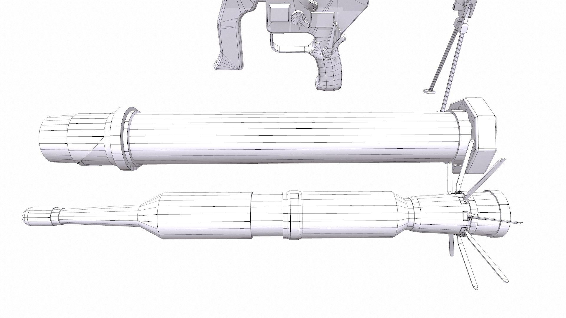 MK 153 SMAW Rocket Launcher 3D model - TurboSquid 2130481