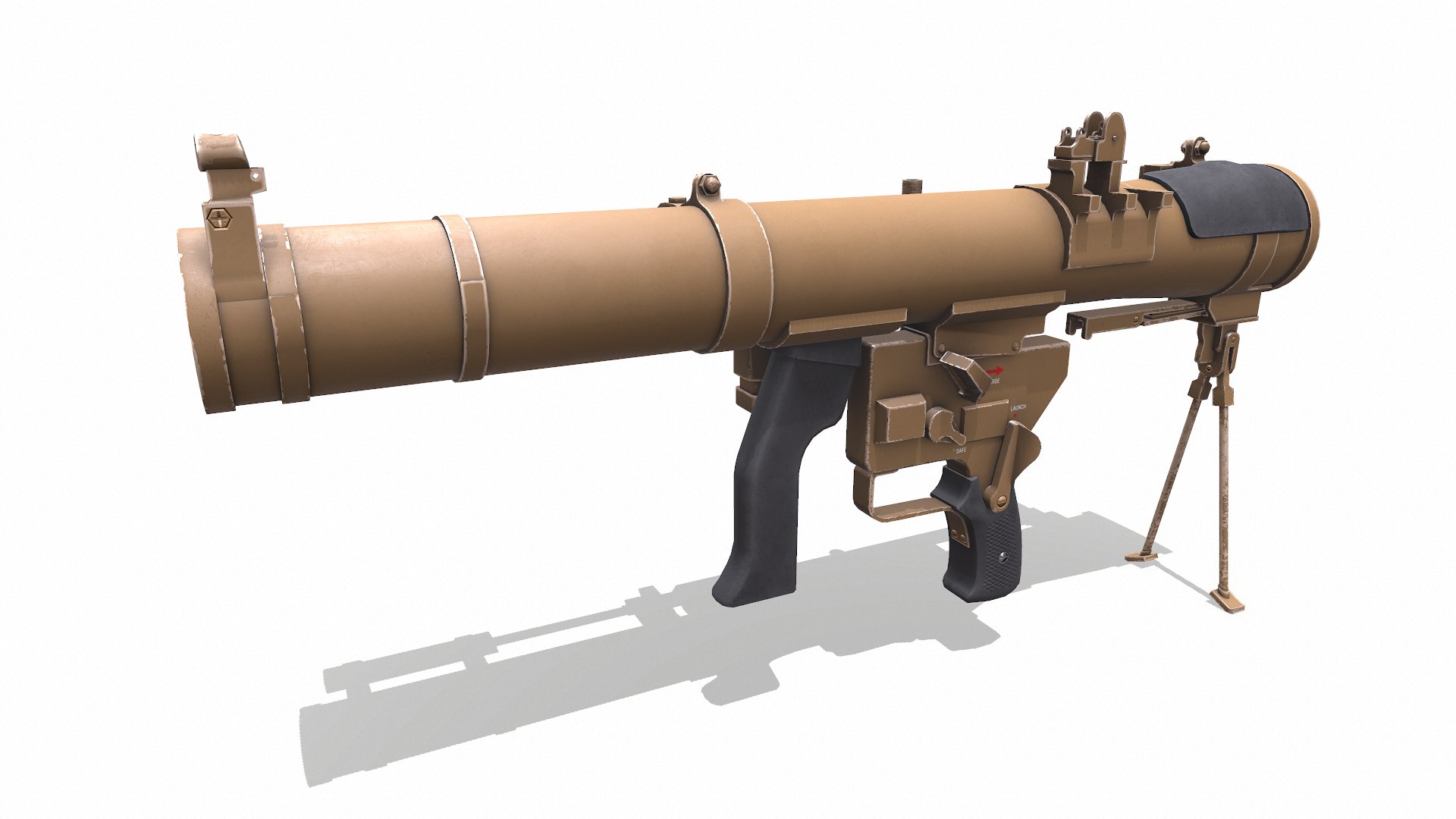MK 153 SMAW Rocket Launcher 3D Model - TurboSquid 2130481