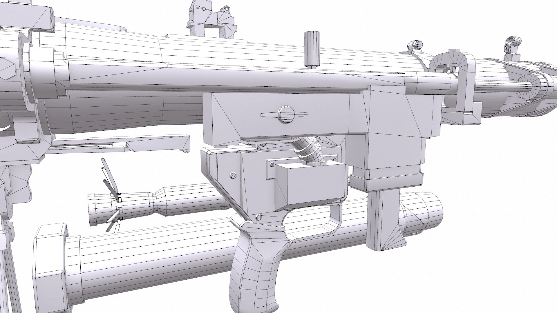 MK 153 SMAW Rocket Launcher 3D model - TurboSquid 2130481
