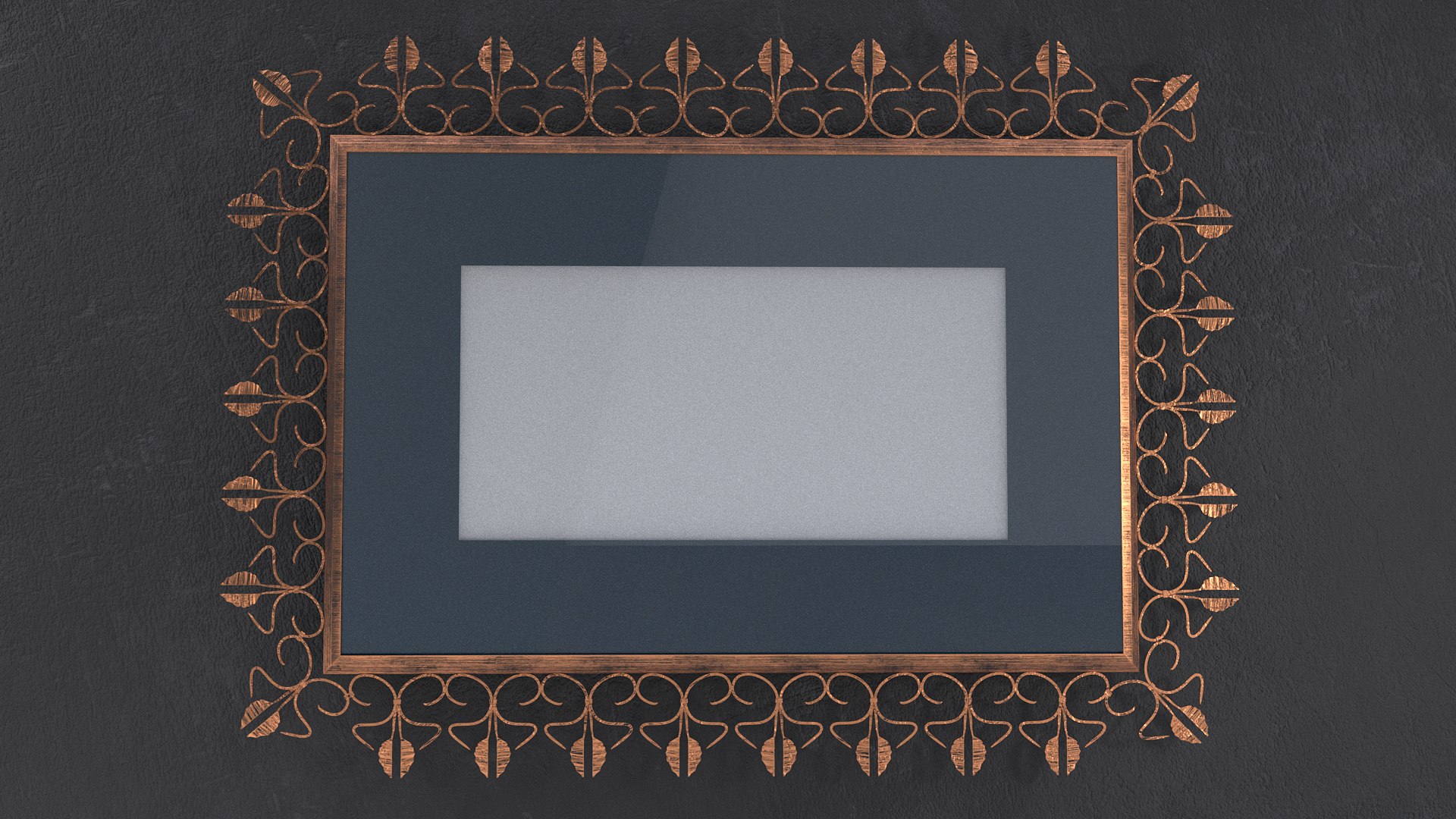 3D Frame With Passepartout Model - TurboSquid 2006223