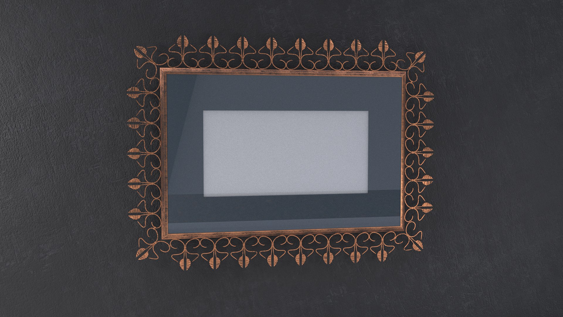 3D Frame With Passepartout Model - TurboSquid 2006223