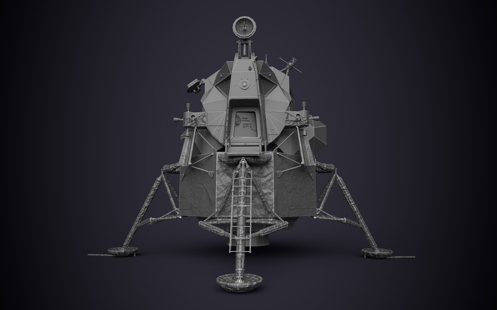 Lunar Module Apollo 11 3D - TurboSquid 1596657