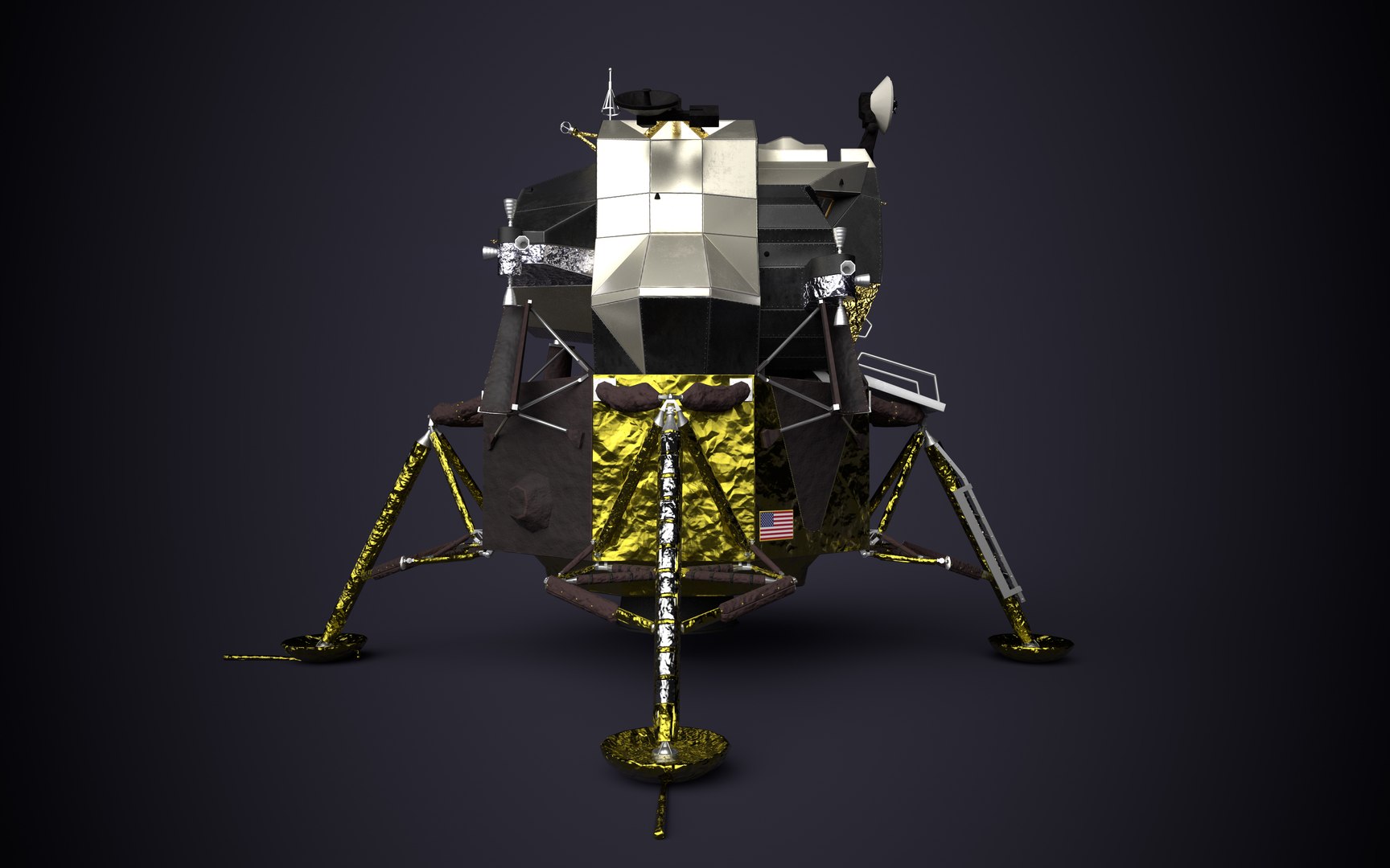 Lunar Module Apollo 11 3D - TurboSquid 1596657