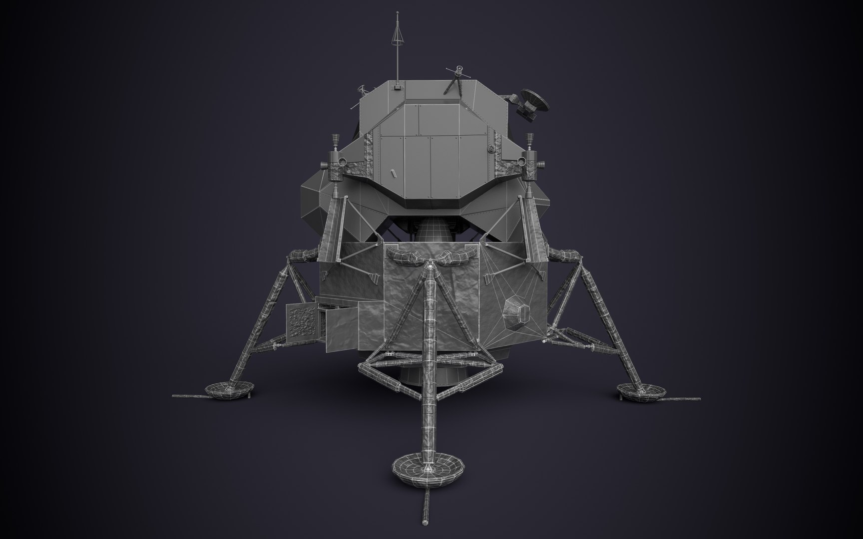 Lunar Module Apollo 11 3D - TurboSquid 1596657