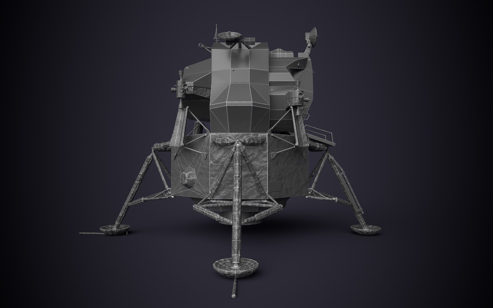 Lunar Module Apollo 11 3D - TurboSquid 1596657