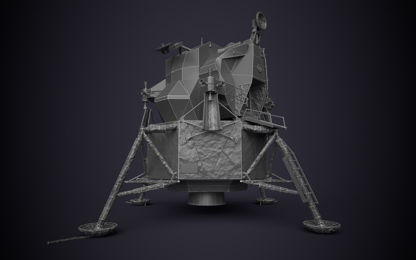 Lunar Module Apollo 11 3D - TurboSquid 1596657