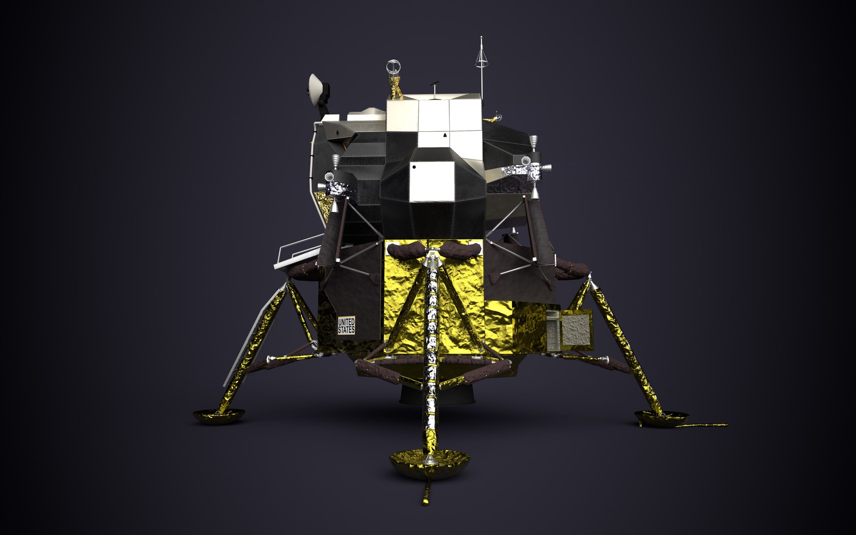 Lunar Module Apollo 11 3D - TurboSquid 1596657