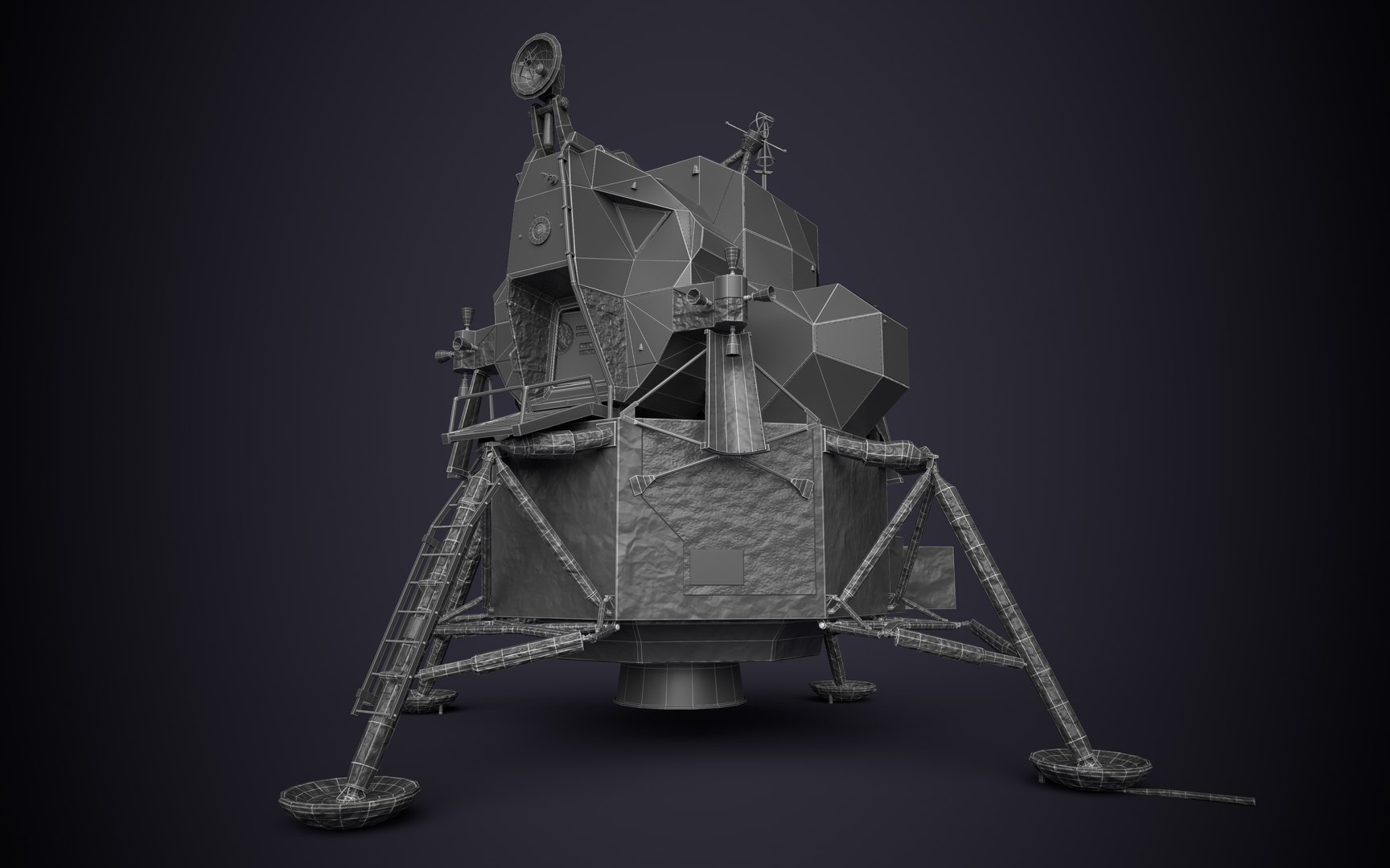 Lunar Module Apollo 11 3D - TurboSquid 1596657