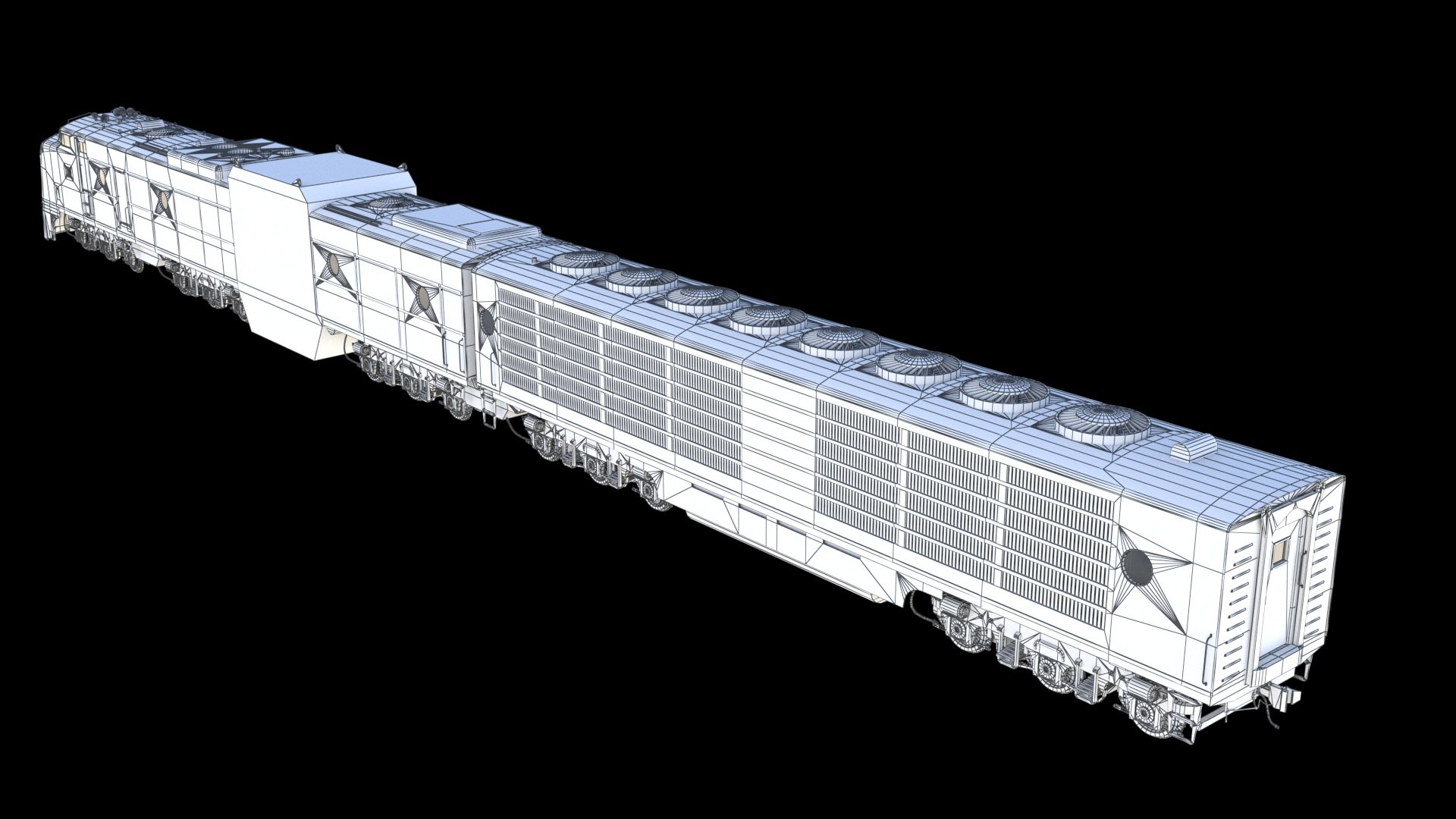 X-12 Atomic Locomotive Concept 3D Model - TurboSquid 2172313