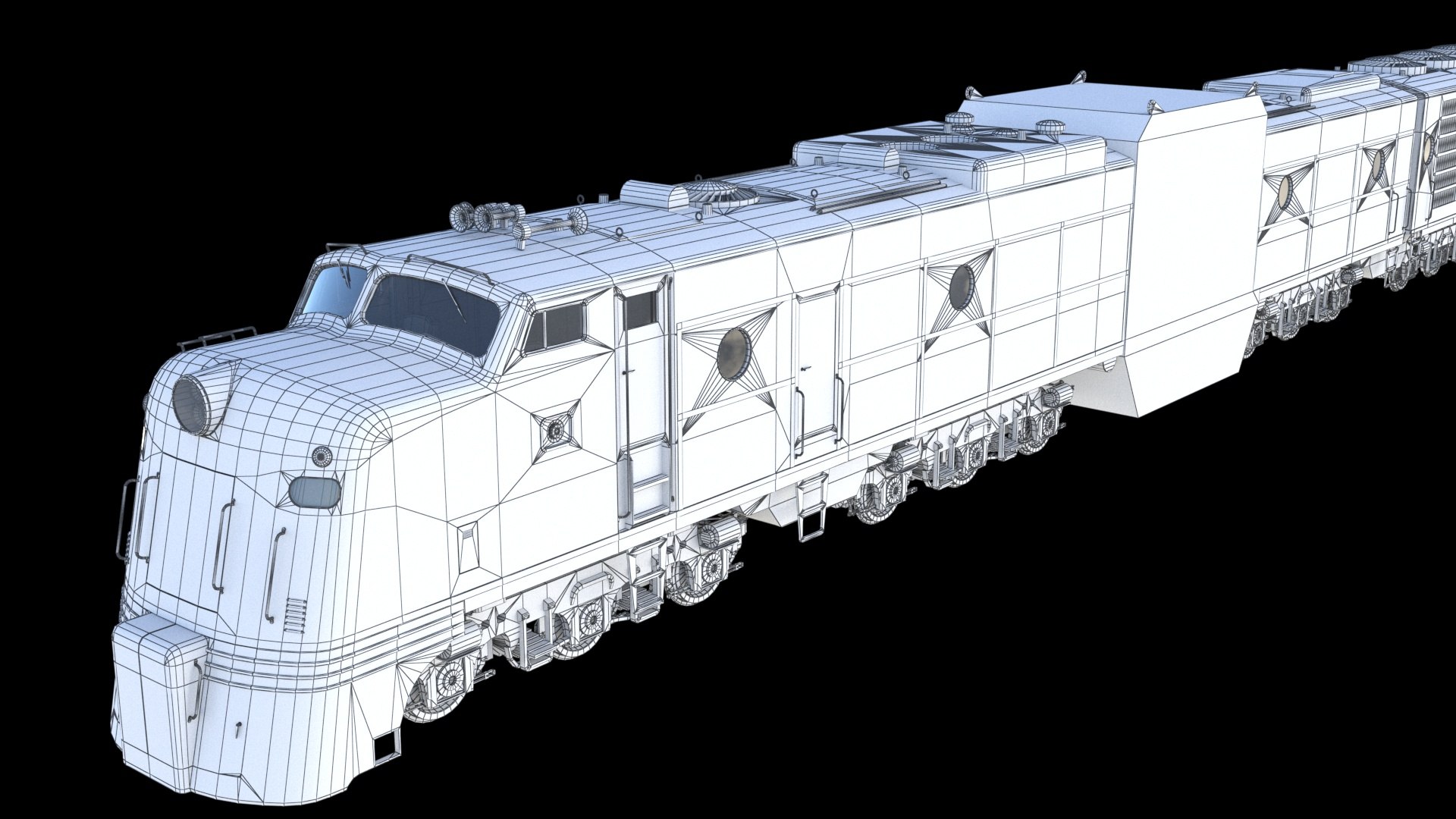 X-12 Atomic Locomotive Concept 3D Model - TurboSquid 2172313