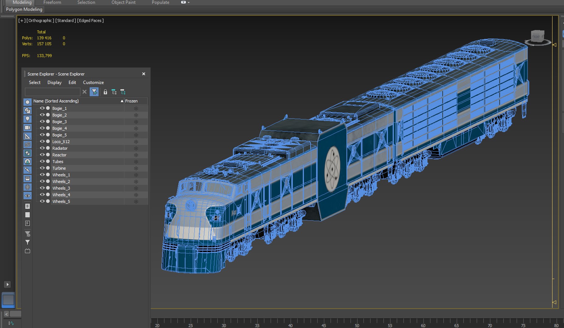 X-12 Atomic Locomotive Concept 3D Model - TurboSquid 2172313