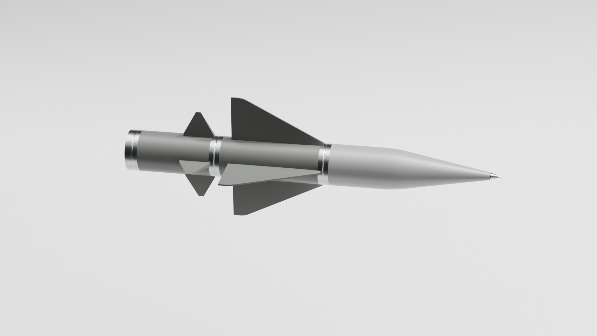 Metal Missile 3D Model - TurboSquid 2413926