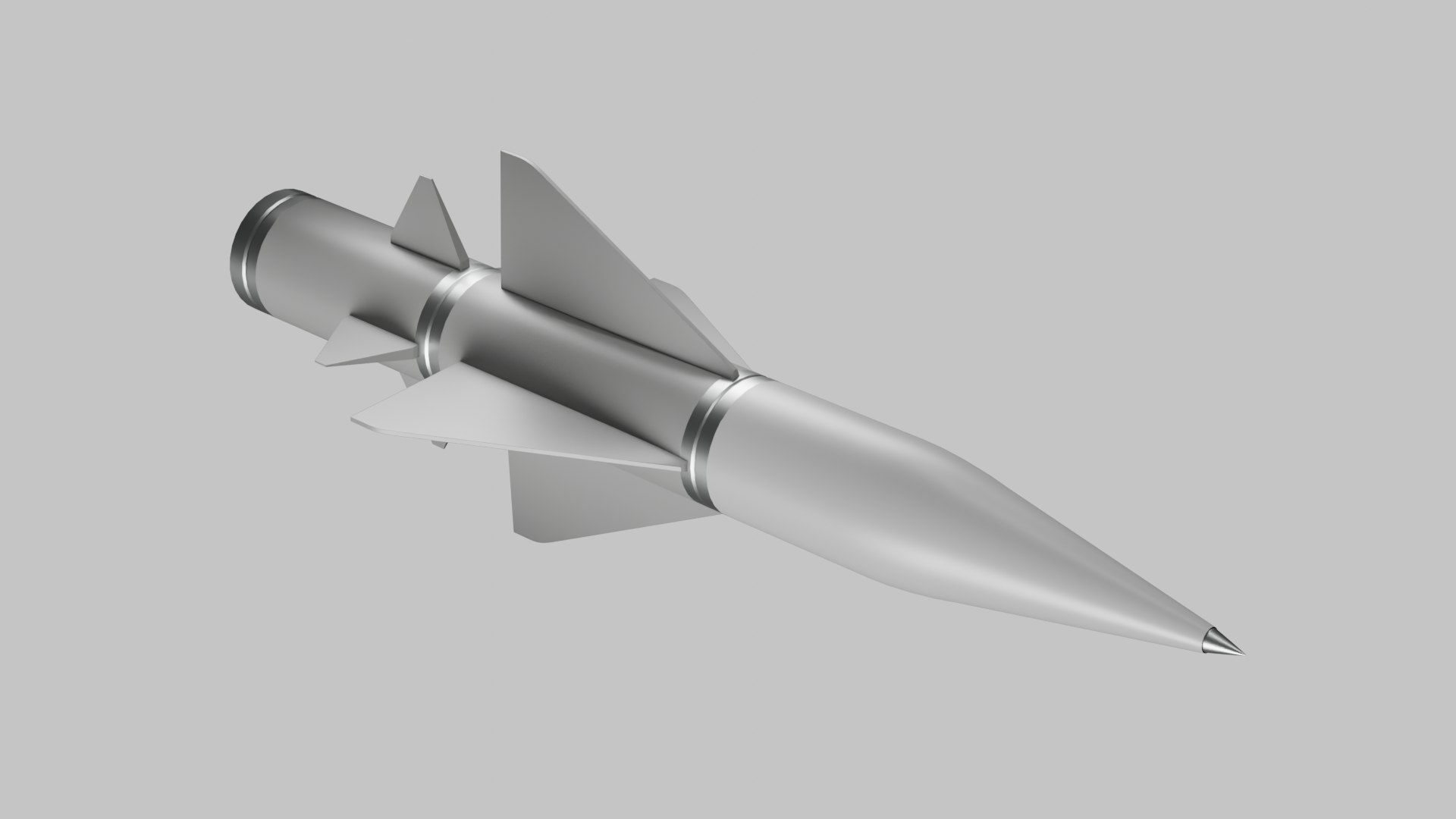 Metal Missile 3D Model - TurboSquid 2413926