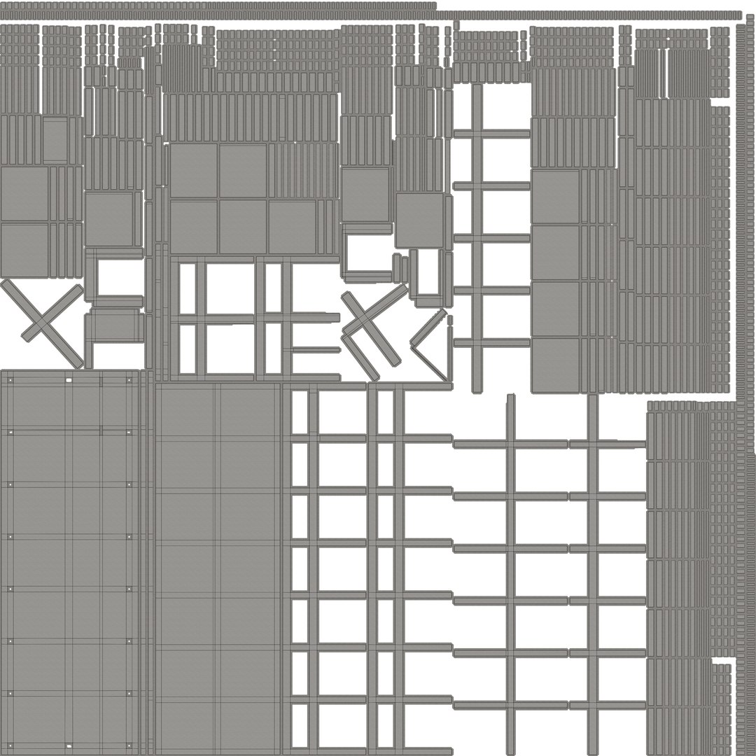 Concrete Frame Construction 3D Model - TurboSquid 2213443