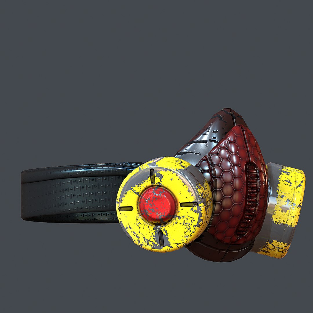 Gas Mask Model - TurboSquid 1691921